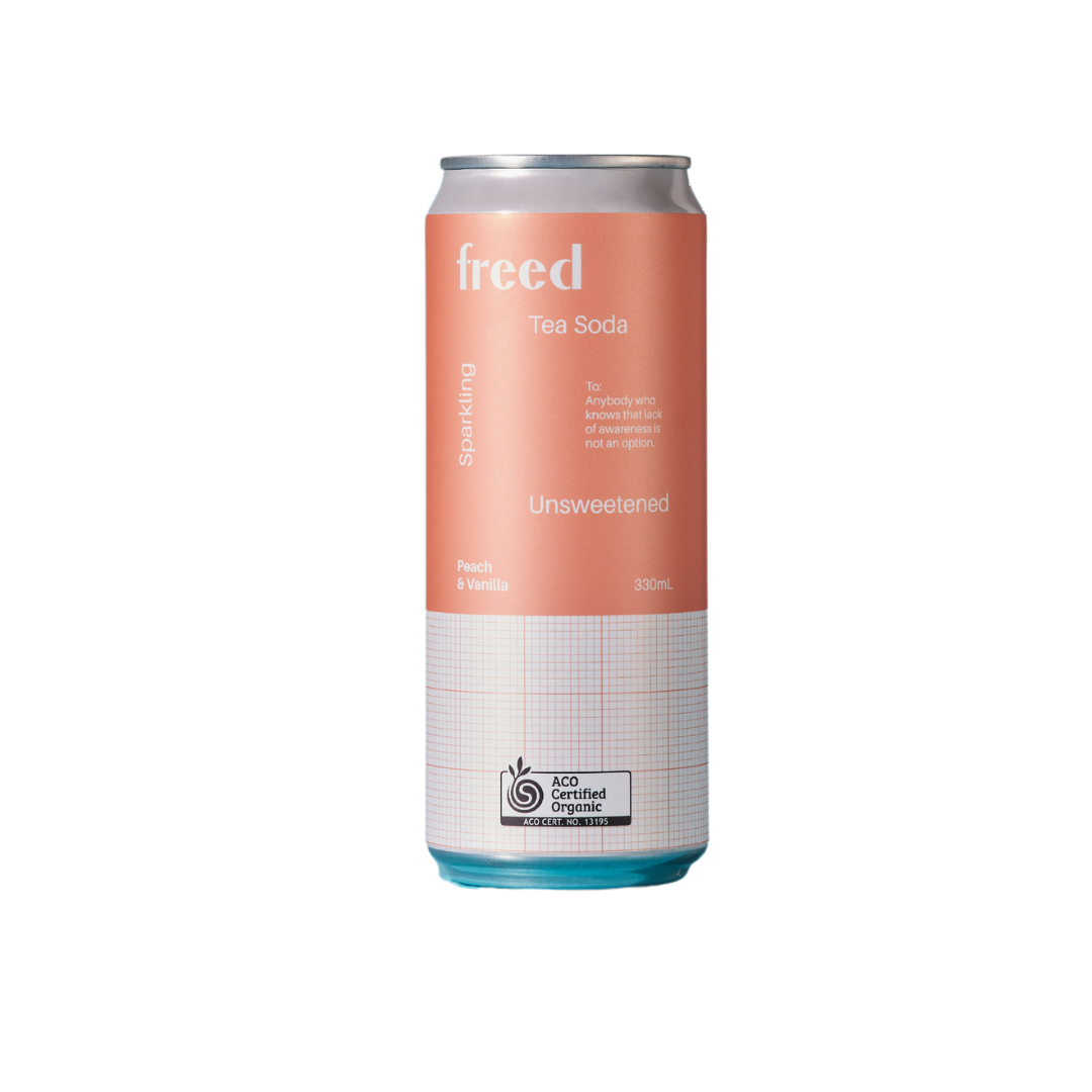 Freed Tea Soda Peach & Vanilla | 330mL – iPantry