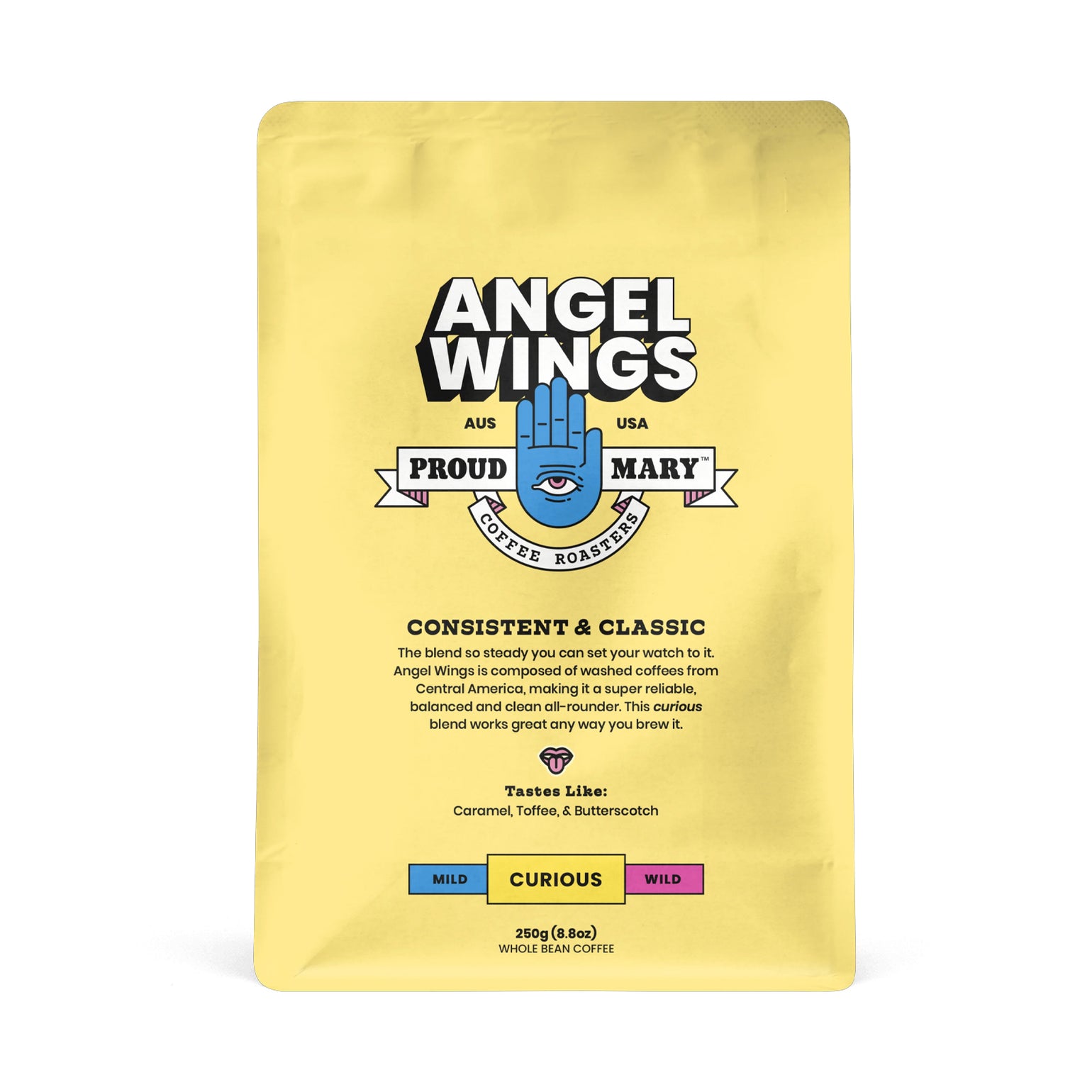 Proud Mary Angel Wings Whole Coffee Beans | 250g (BB 27/02/2026) – iPantry