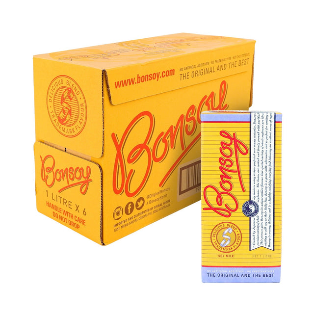 Bonsoy Soy Milk Box | 6 x 1L – iPantry