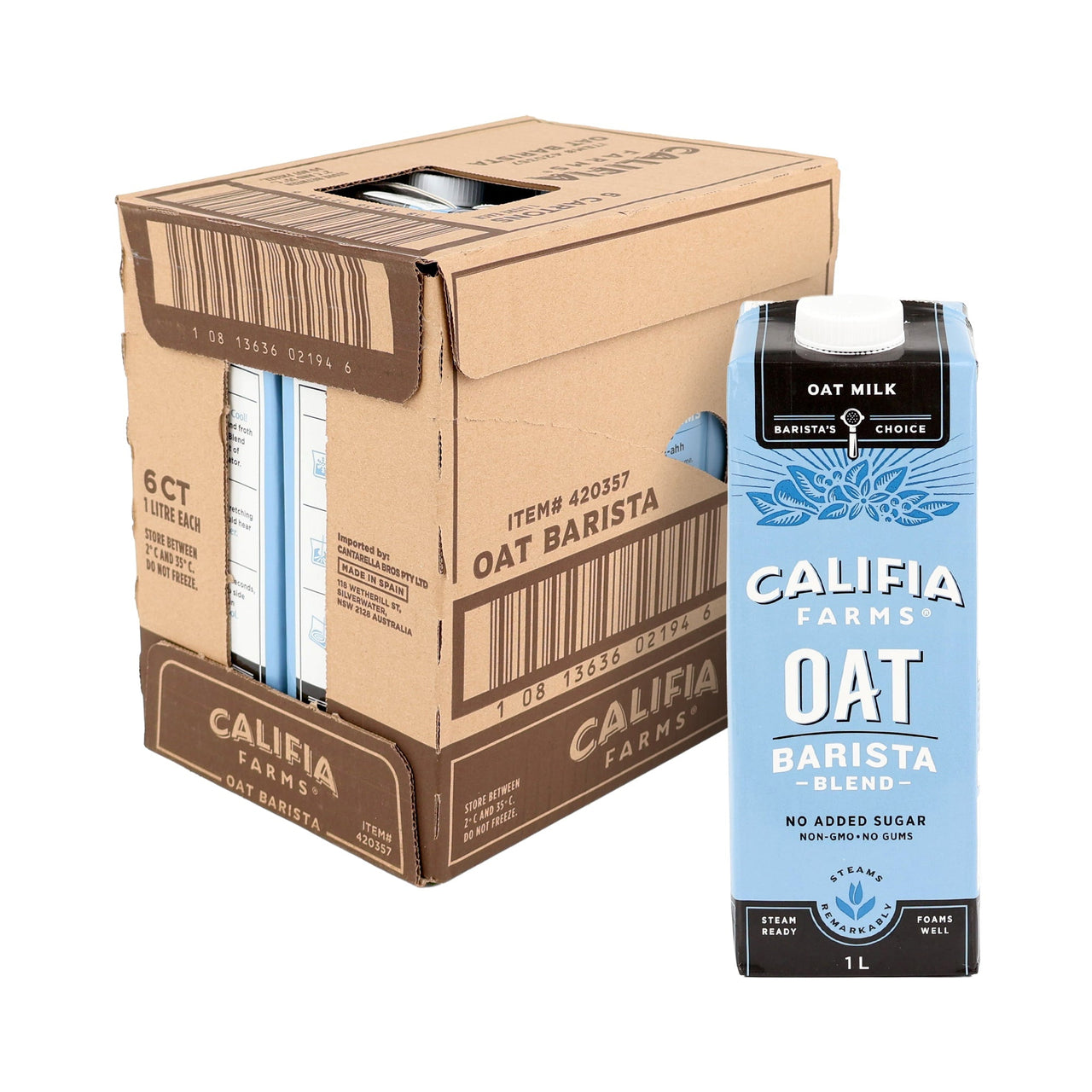 Califia Farms Barista Blend Oat Milk Box | 6 x 1L – iPantry