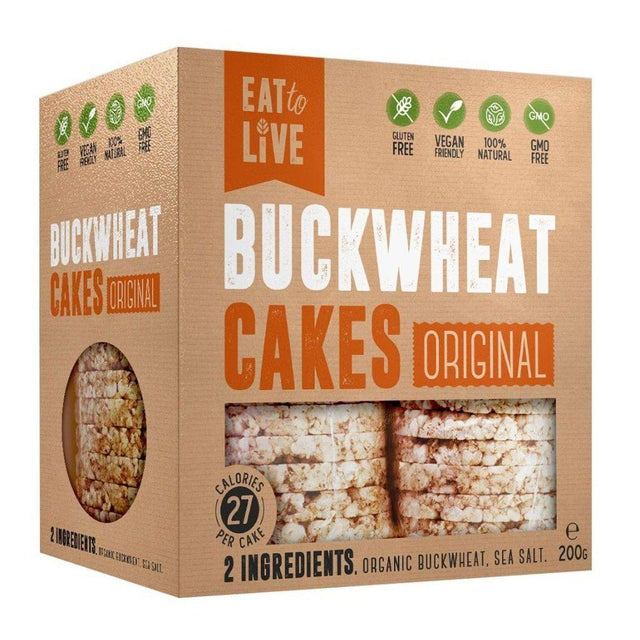 Eat To Live Buckwheat Cakes Original | 200g – iPantry