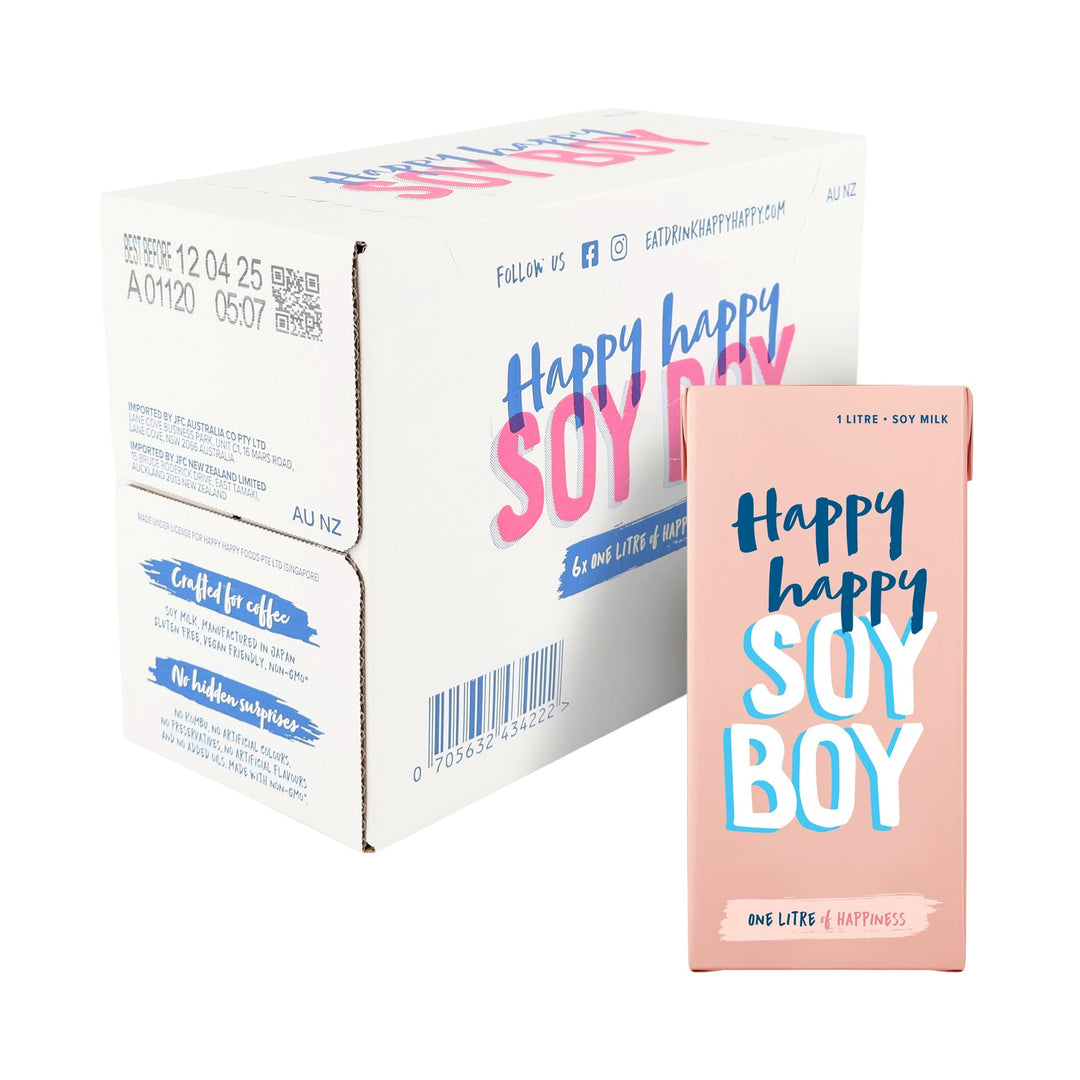 Happy Happy Soy Boy Soy Milk Box | 6 x 1L – iPantry
