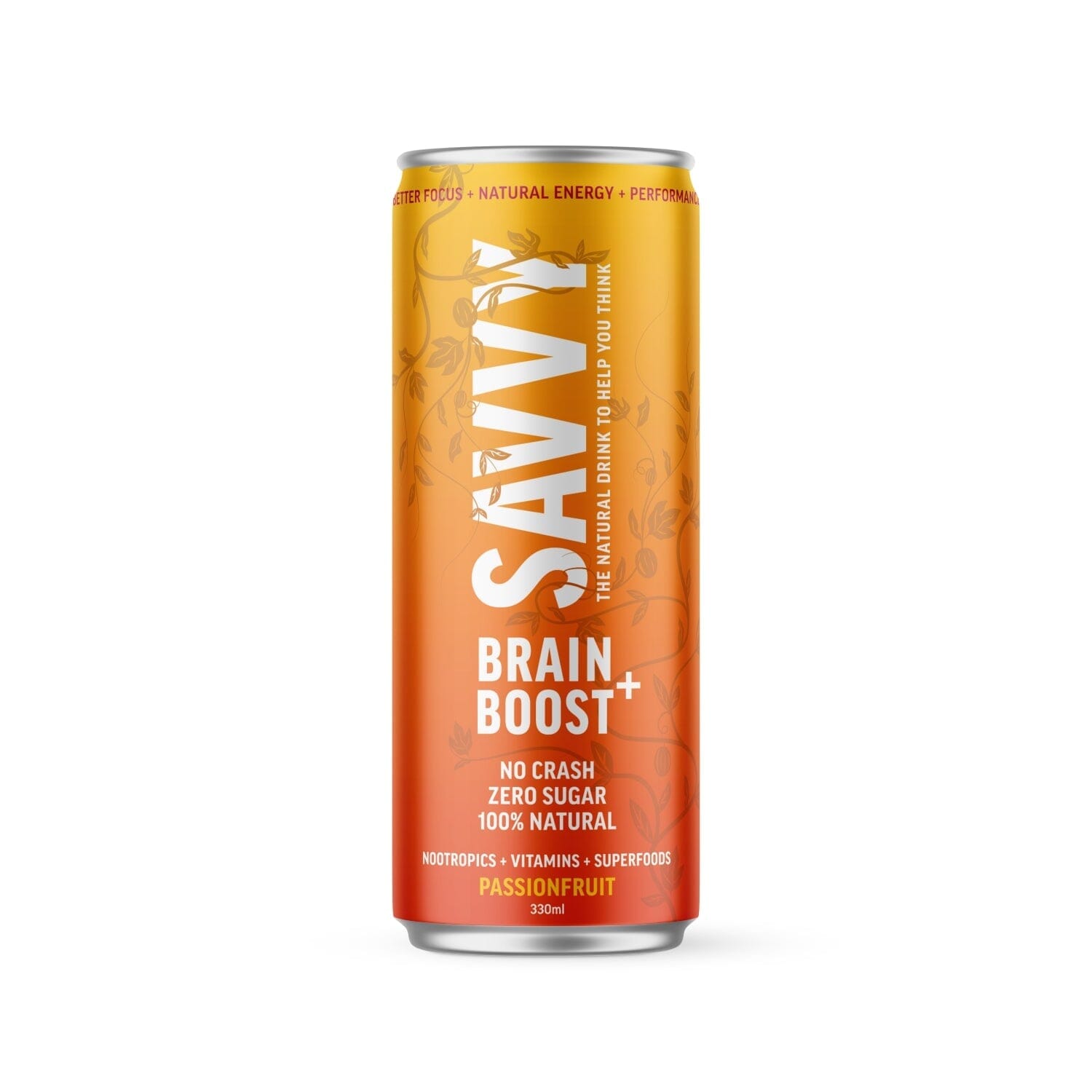 Savvy Brain Boost Passionfruit 330ml (BB 08/08/2025) – iPantry